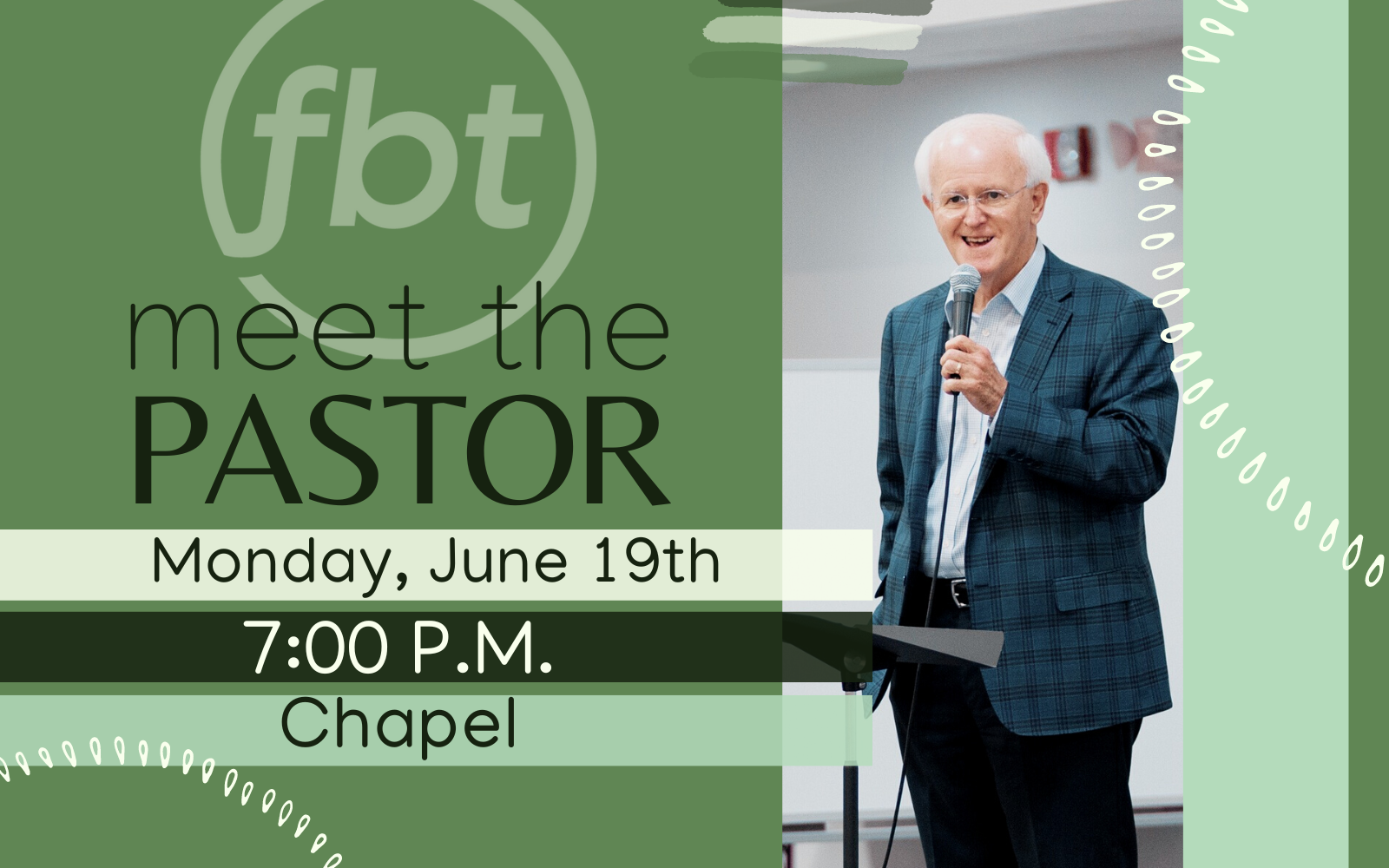 Meet The Pastor - Florence Baptist Temple